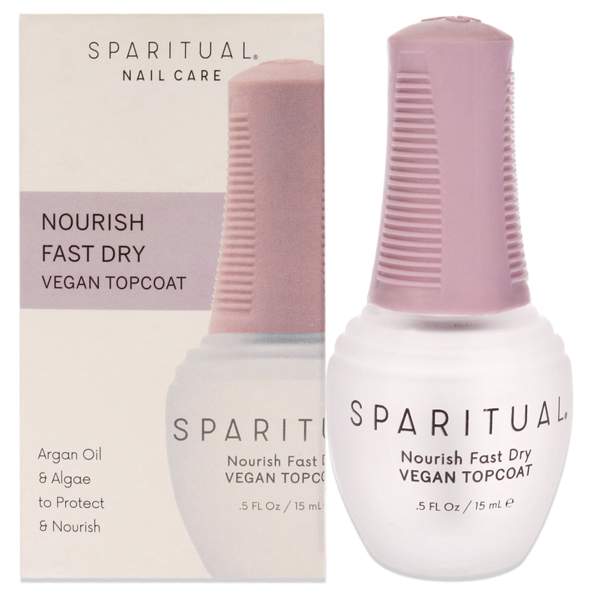 SpaRitual Slow Beauty Vegan Nail Treatment - Fast Dry Topcoat 0.5 oz Nail Treatment - Walmart.com