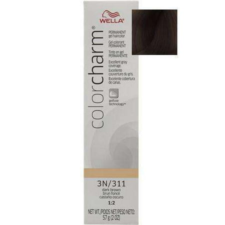 Wella Color Charm Gel Permanent Hair Color - 3N/311 Dark Brown ...