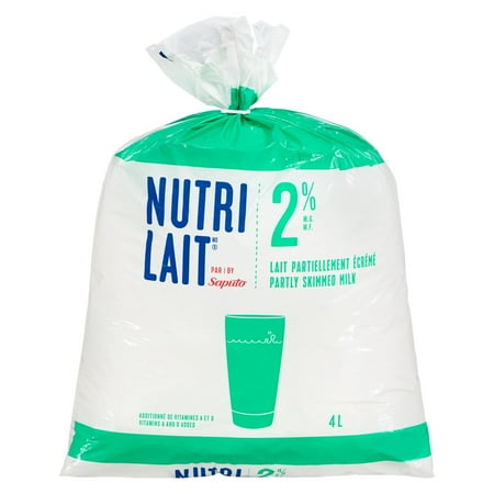 Nutrilait 2 % M.F. Partly Skimmed Milk Bag - Walmart.ca