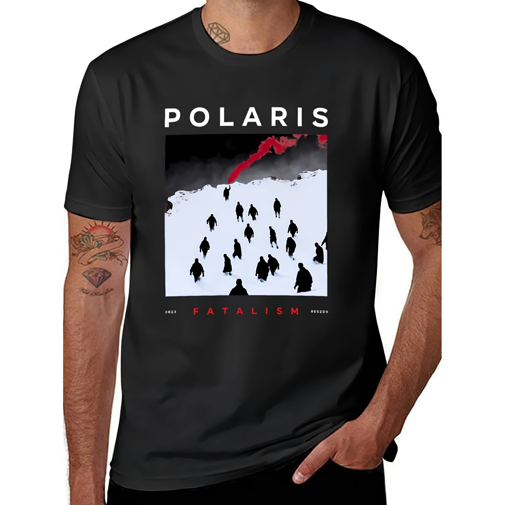 Click here for Yingd Polaris Merch Fatalism Mens Graphic Black Ca... prices