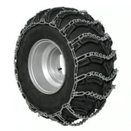 Peerless Chain Company Atv V-Bar Tire Chains, 25X8X12, 2 Link Spacing ...