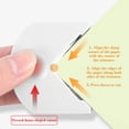 LNOGEUPG Pure White Lightweight Mini Corner Rounder Punch Non Slip ...