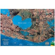 Standard Map M005 Laminated Lafitte/Myrtle Grove Fishing Map - Walmart.com