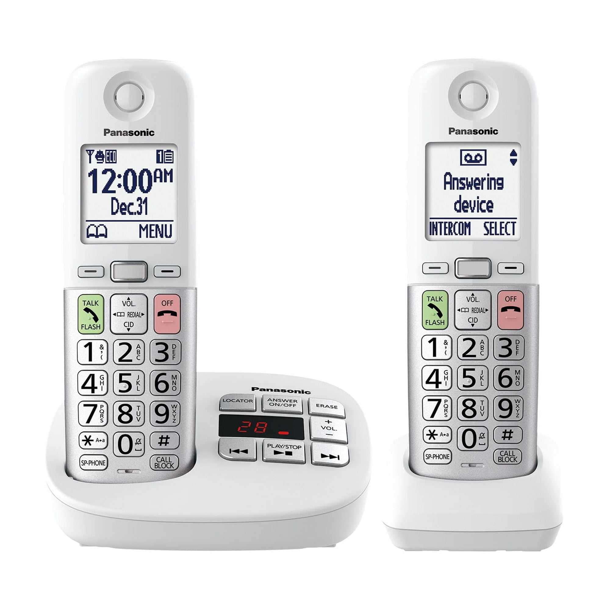 Click here for Cordless Phone Panasonic Kx-Tgu432w W/ Large Displ... prices