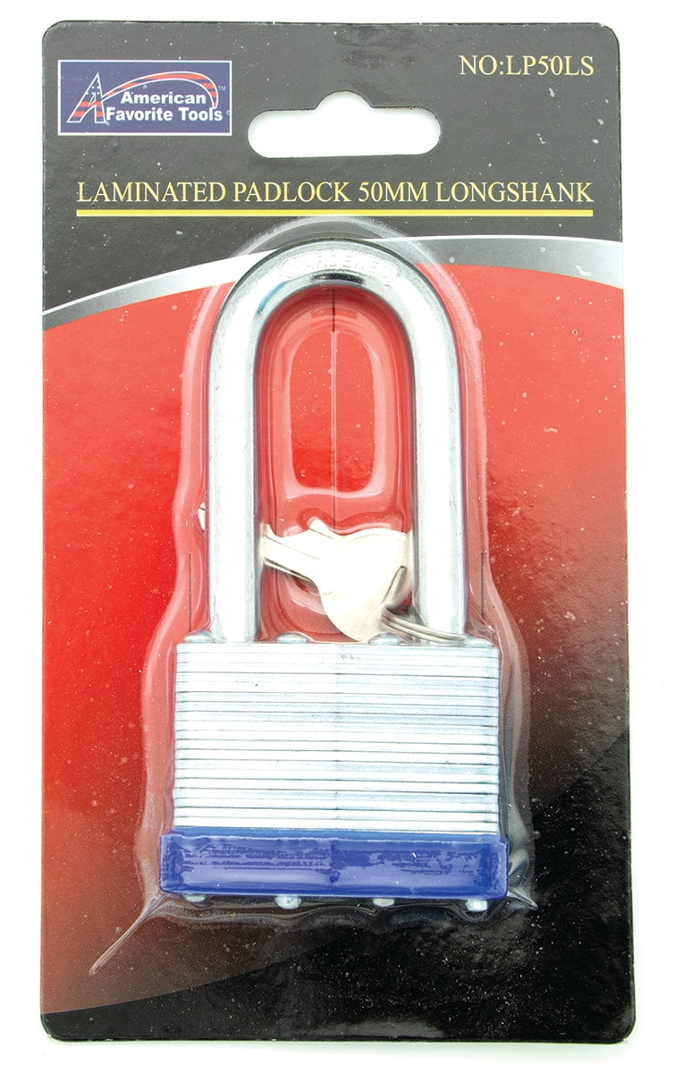 50mm Laminated Padlock Long Shank - Walmart.com