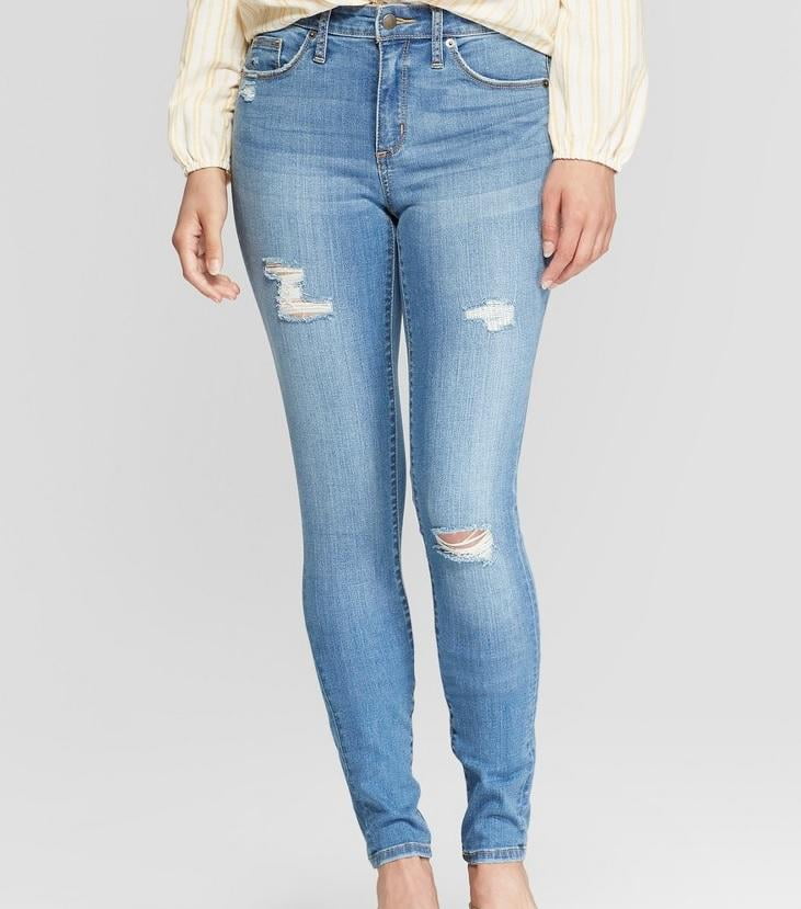 Universal Thread Women's High-Rise Skinny Jeans - Blue, Medium Wash - 8 ...