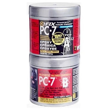 PC Products PC-7 Epoxy Adhesive Paste, Two-Part Heavy Duty, 2oz in Two ...