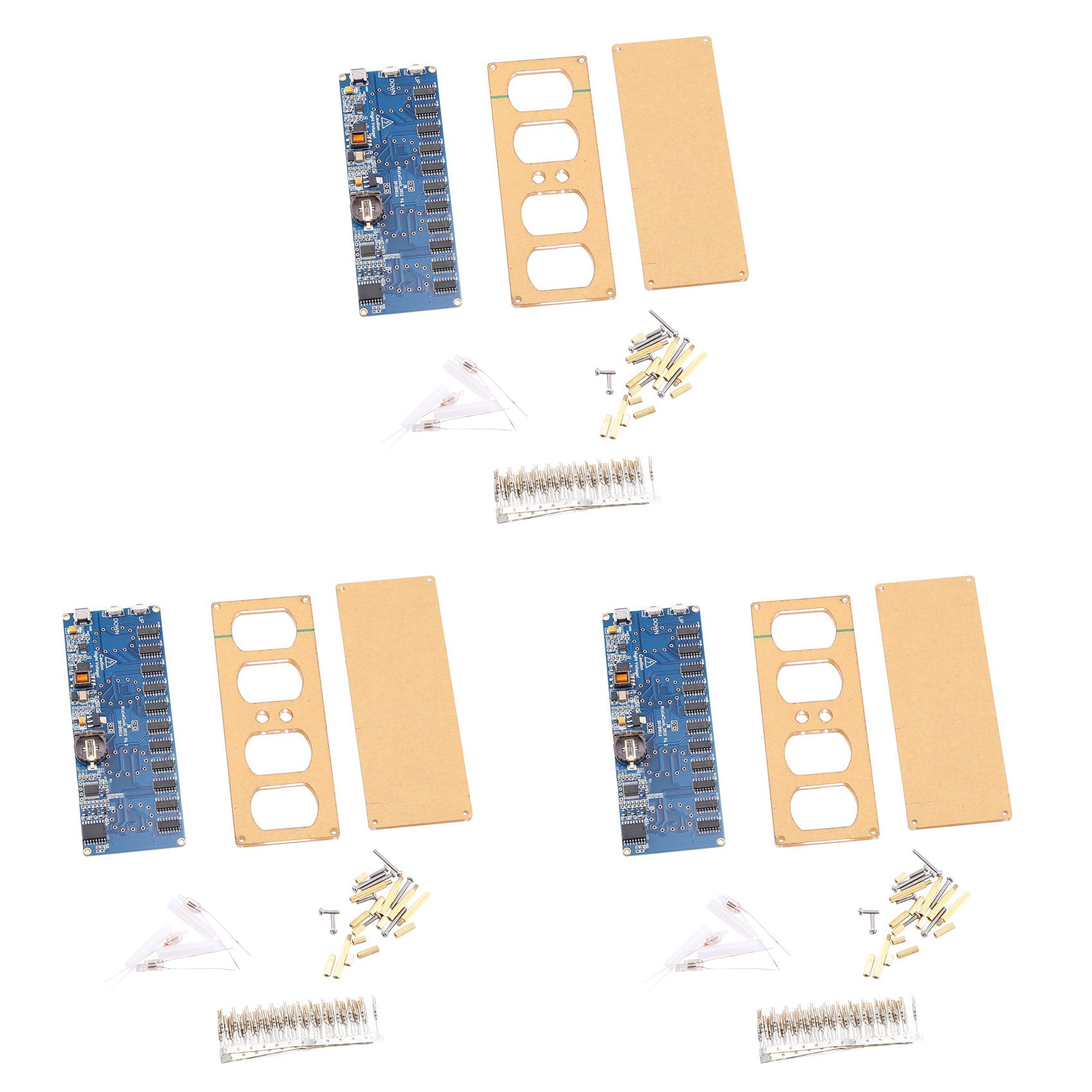 Buy 3X DIY In12 In-12 Nixie Tube Pcba Kit Digital Clock Beautiful Gift ...