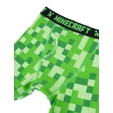 Minecraft Boys 5 Pack Boxer Briefs, 100% Cotton Underwear, Creeper ...