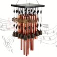 30" Large Metal Tube Wind Chime with 28 Tubes and 16 Copper Bells ...