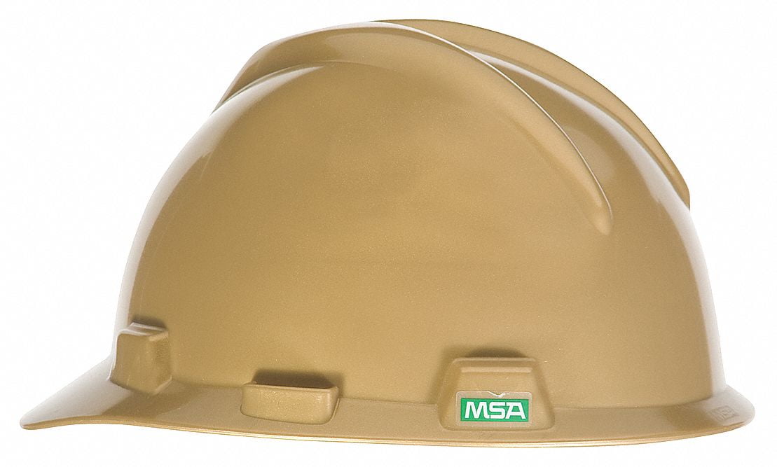 Msa Safety Hard Hat,Type 1, Class E,Pinlock,Gold 475365 - Walmart.com
