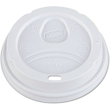 Dart 16SL Plastic Lids- for 16-oz. Hot/Cold Foam Cups- Slip-Thru Lid ...