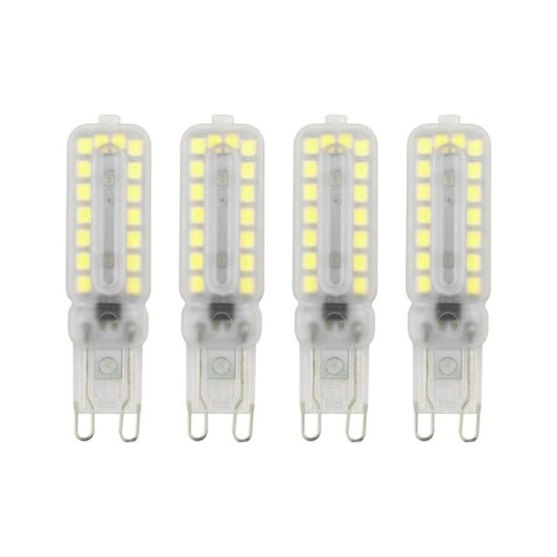 4 Uds bombilla de maíz, bombilla LED G9, G9 Bi Pin, bombillas LED de color cálido regulables luz ...