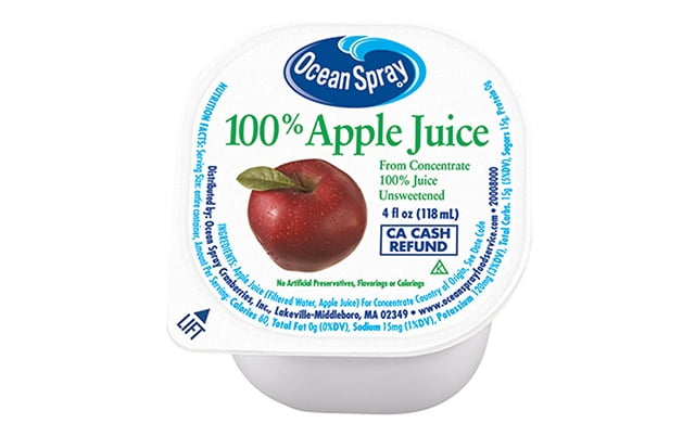 Buy Ocean Spray Apple Juice, 4 oz, 48 Count at Ubuy Nepal