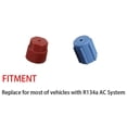 10Piece R134a Air Conditioning Charging Port Protective Caps, High/Low ...