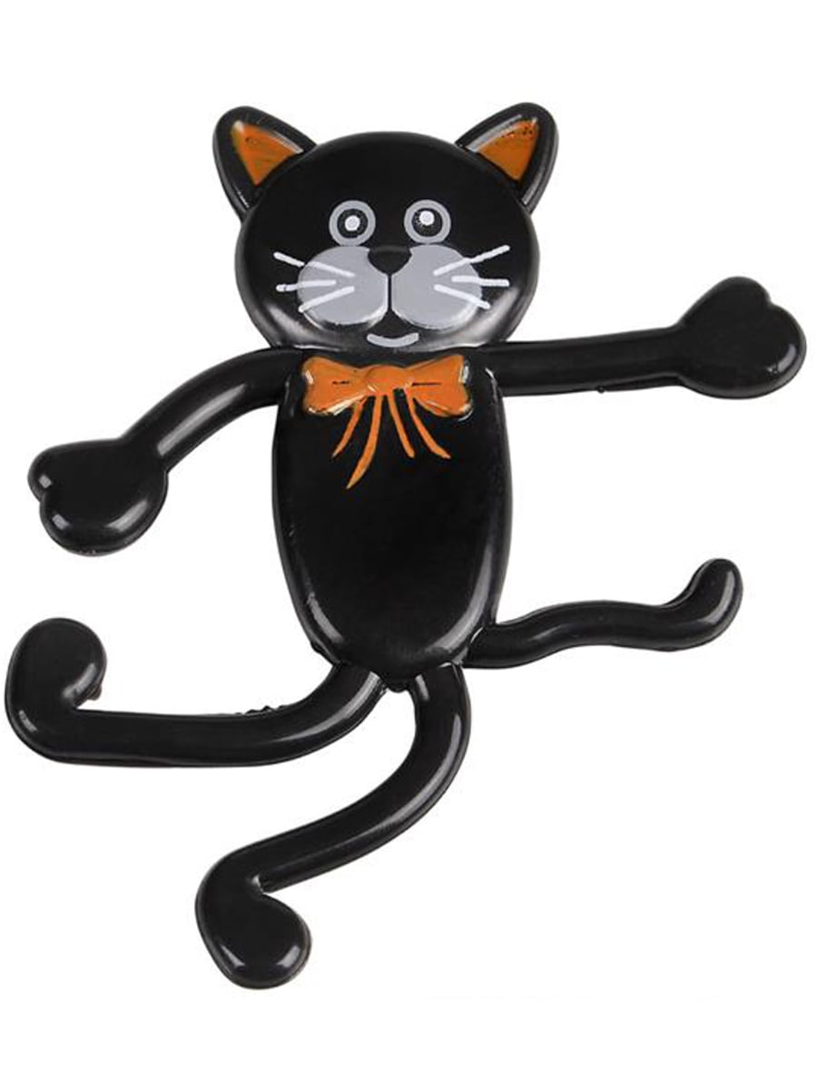 RI Novelty Classic Halloween Cat Character Bendable Bendy Toy Figure ...