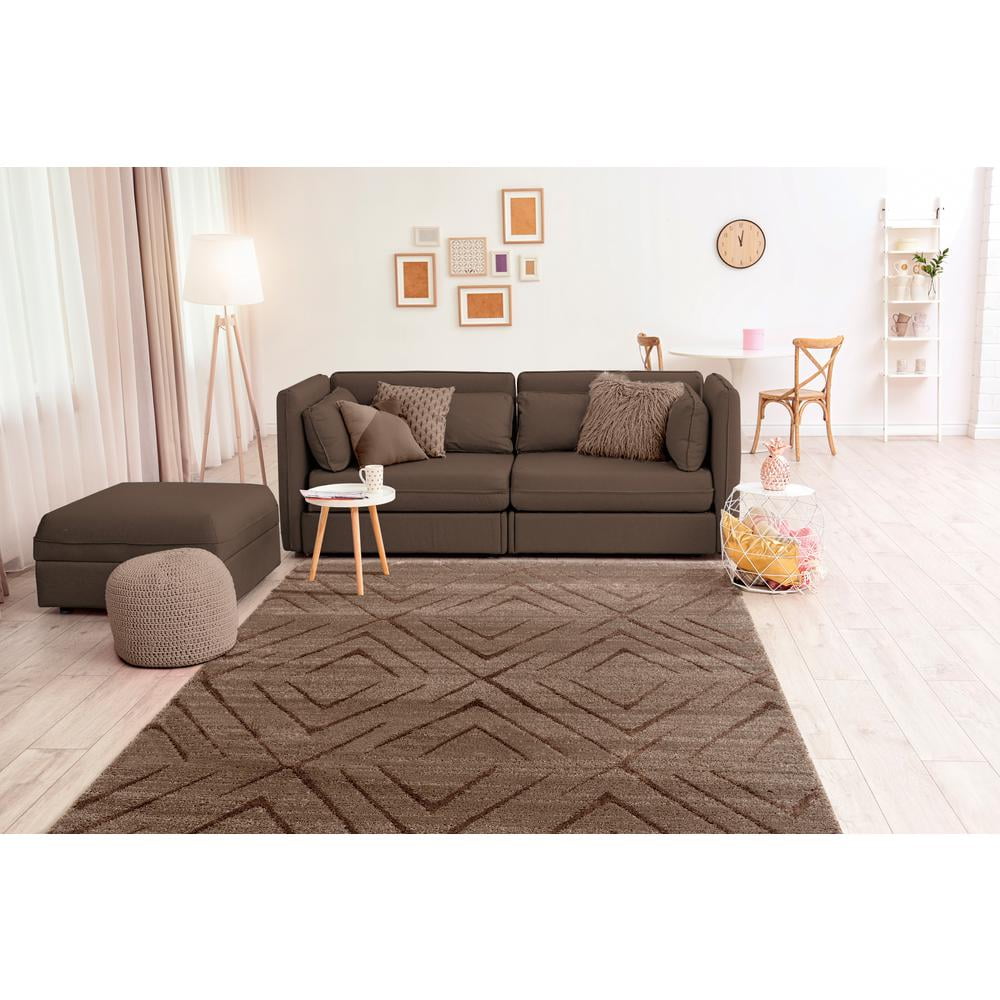 Mystique Aisling Grey Oversize Rug 7'10" x 10'6" - Walmart.com