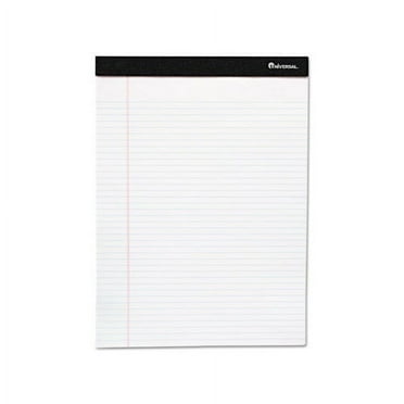 Premium Ruled Writing Pads, Wide/Legal Rule, 8.5 x 11, White, 50 Sheets ...