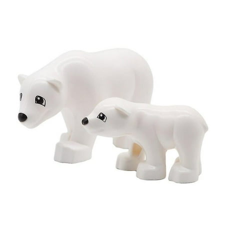 Animal Series Big Building Blocks Educational(two White Bears ...