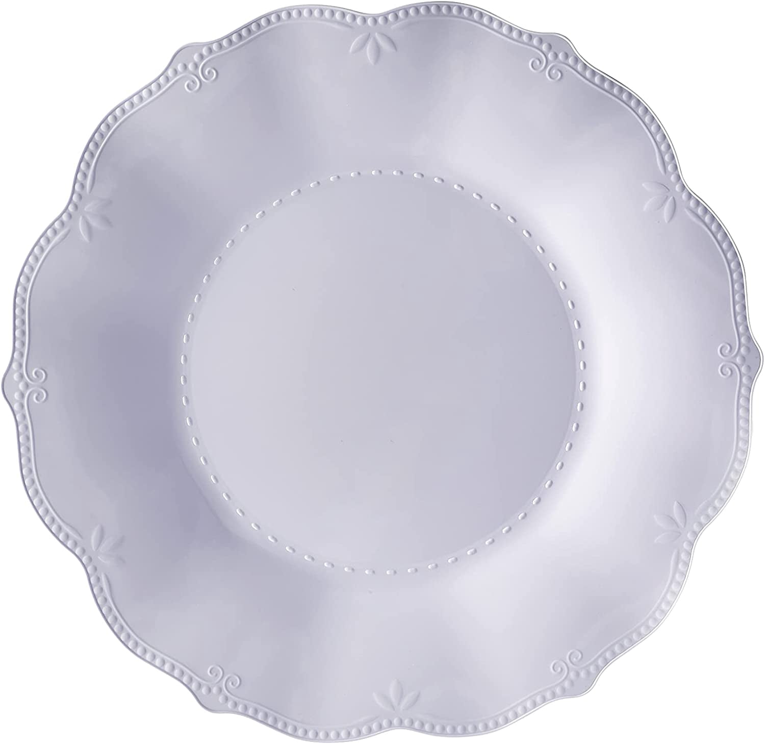 Embossed Rim Plastic Serving Trays (1 PC), Disposable Plastic Trays and ...
