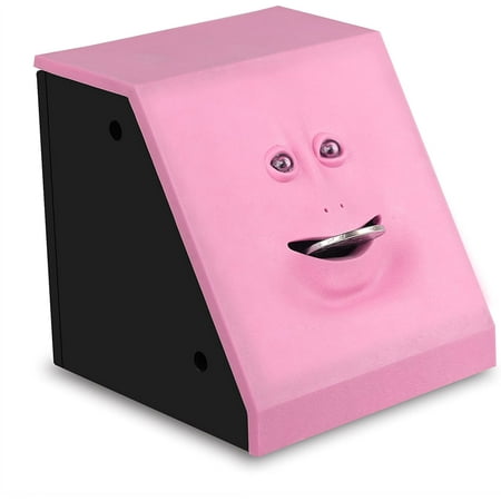 Face Coin Bank, Money Eating Coin Bank Battery Powered Automatic Money ...