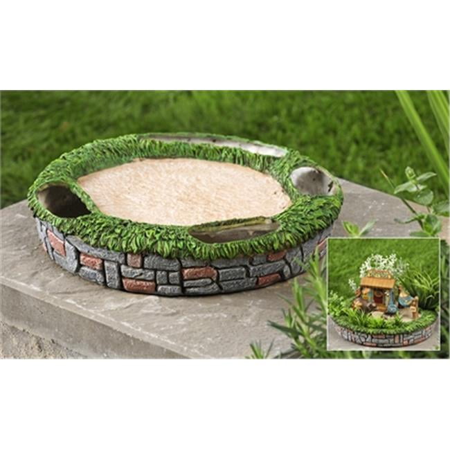 Giftcraft 705910 11. 2 x 2. 4 inch Mini World Garden Cobblestone ...