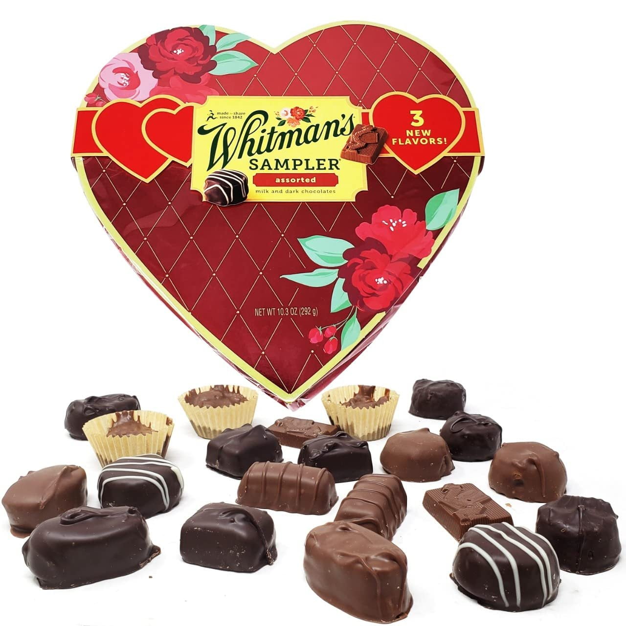 Whitman's Mothers Day Assorted Chocolates Sampler Heart - 10.3 once 1 ...