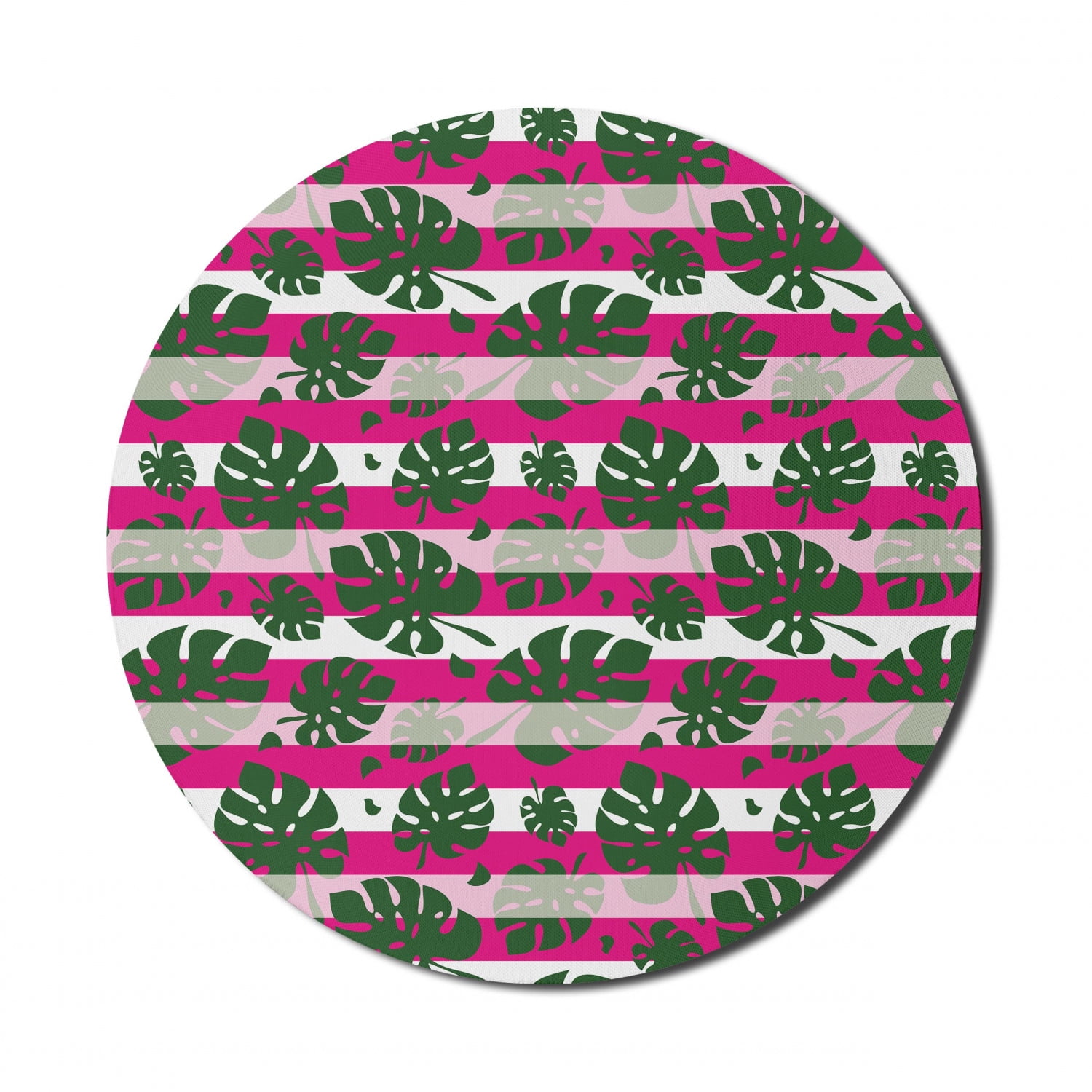 Exotic Mouse Pad for Computers, Creative Pattern of Big Leaves on a ...