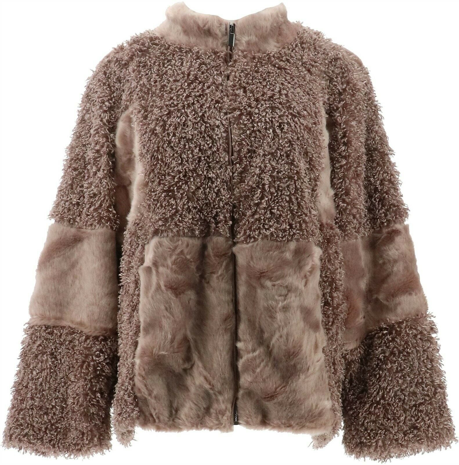 Colleen Lopez Patchwork Faux Fur Coat Women's 672-990 | Walmart Canada