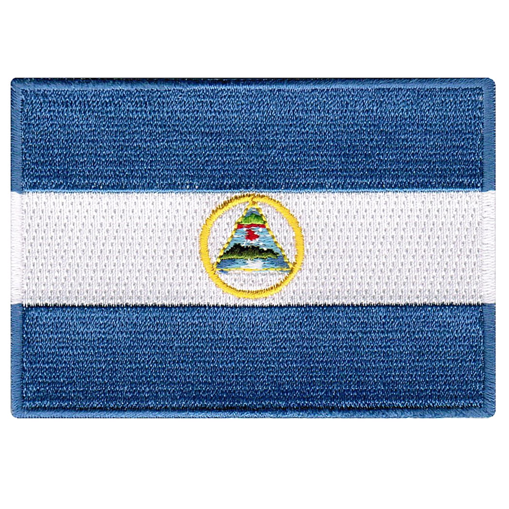 Nicaragua Flag Embroidered Iron-on Patch - Walmart.com Nicaragua Flag Embroidered Iron-on Patch - Walmart.com