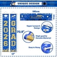 125 PCS Blue and Gold Graduation Party Decorations, 2026 Class of Full ...