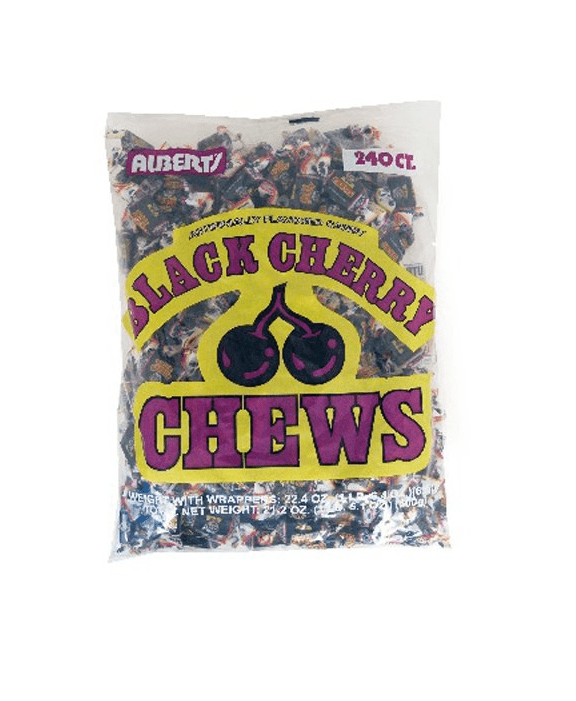 Albert's Chews Black Cherry 240 Piece Bag (two pack) - Walmart.com