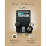 Slim Minimalist Genuine Leather RFID Blocking Wallet for Men & Women ...