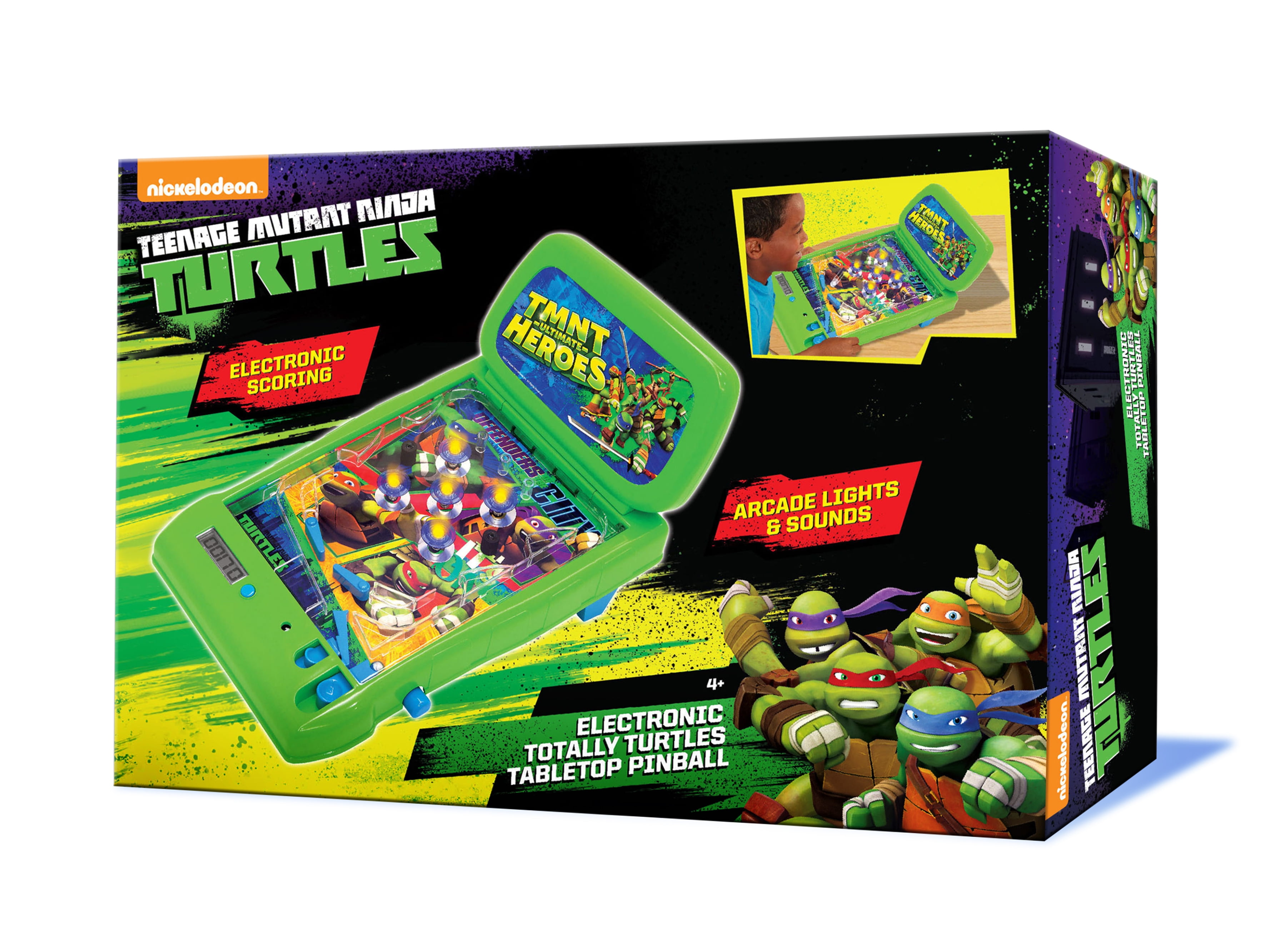 TMNT ULTIMATE HEROES TABLE TOP PINBALL - Walmart.com