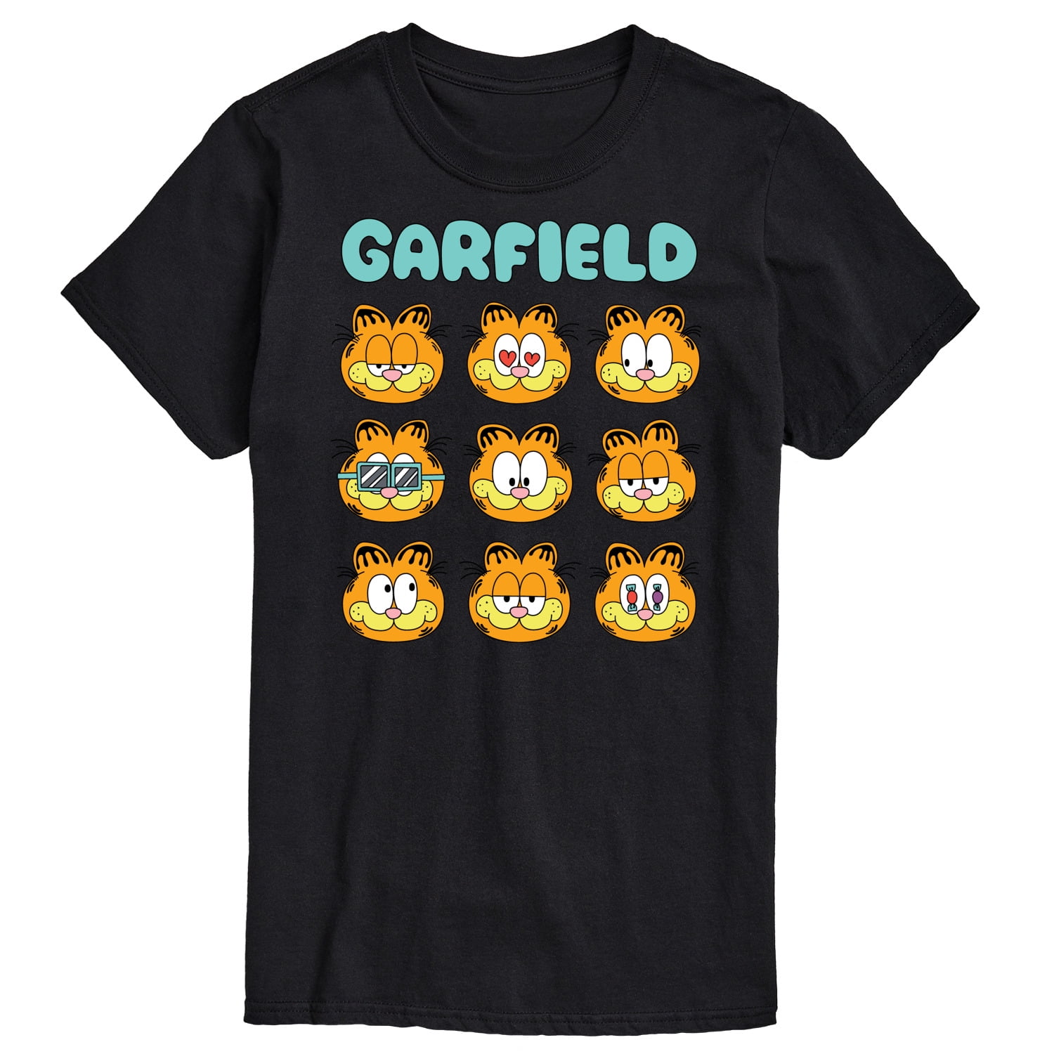 Garfield - Garfield Grid - Men's Short Sleeve Graphic T-Shirt - Walmart.com