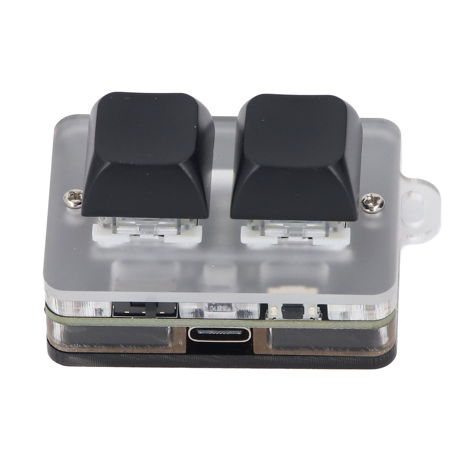 2 Keys Keyboard, Acrylic Material Custom Keyboard Programming Macro 5V ...