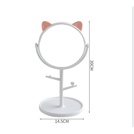 Desk Mirror in Cute Cat Ears Shape-Makeup&Vanity Mirror for You in ...
