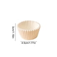 High Temperature Resistant Cake Paper Cups Oil Proof Muffin Liners Non ...