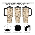 40oz Insulated Stainless Steel Tumbler, Leakproof Travel Mug, Fits Car ...
