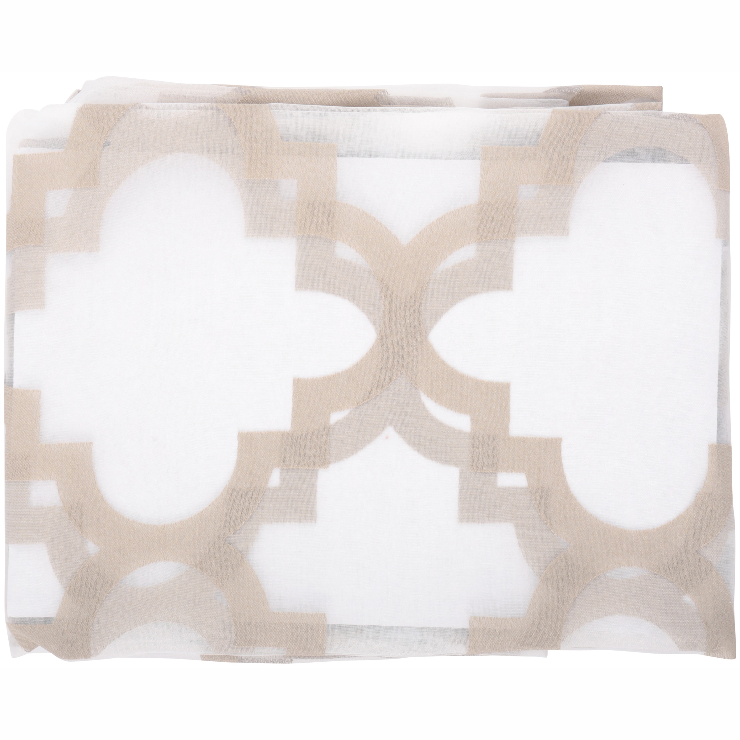 Better Homes and Gardens Sheer Juniper Trellis Curtain Panel, 50x84 ...