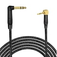 1/4inch Instrument Cable 6.35mm Male Stereo Interconnect Cord 6.35mm to ...