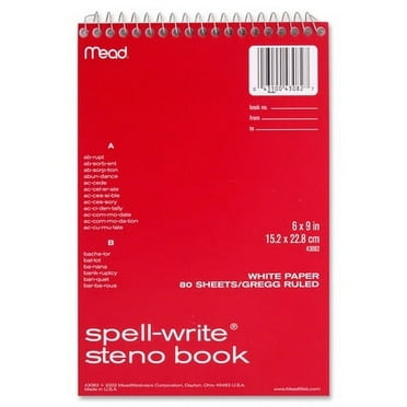 Mead Memo Book Refill Pages - 80 Sheets - 3 3/4" x 6 3/4" - White Paper ...