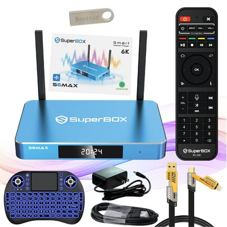 StreamX X2 Max High- Performance Bundle - Super Android TV Box With 7 ...