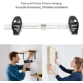 Picture Hanging Tool with Level, Level Ruler Precision Wall Mount Guide ...