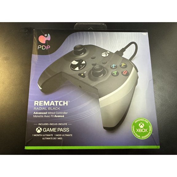 PDP REMATCH GLOW Advanced Wired Controller: Space Dust For Xbox Series ...