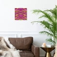 3drose, Bold, Tiger Stripes, Bright Pink, Bright Yellow, Pattern ...