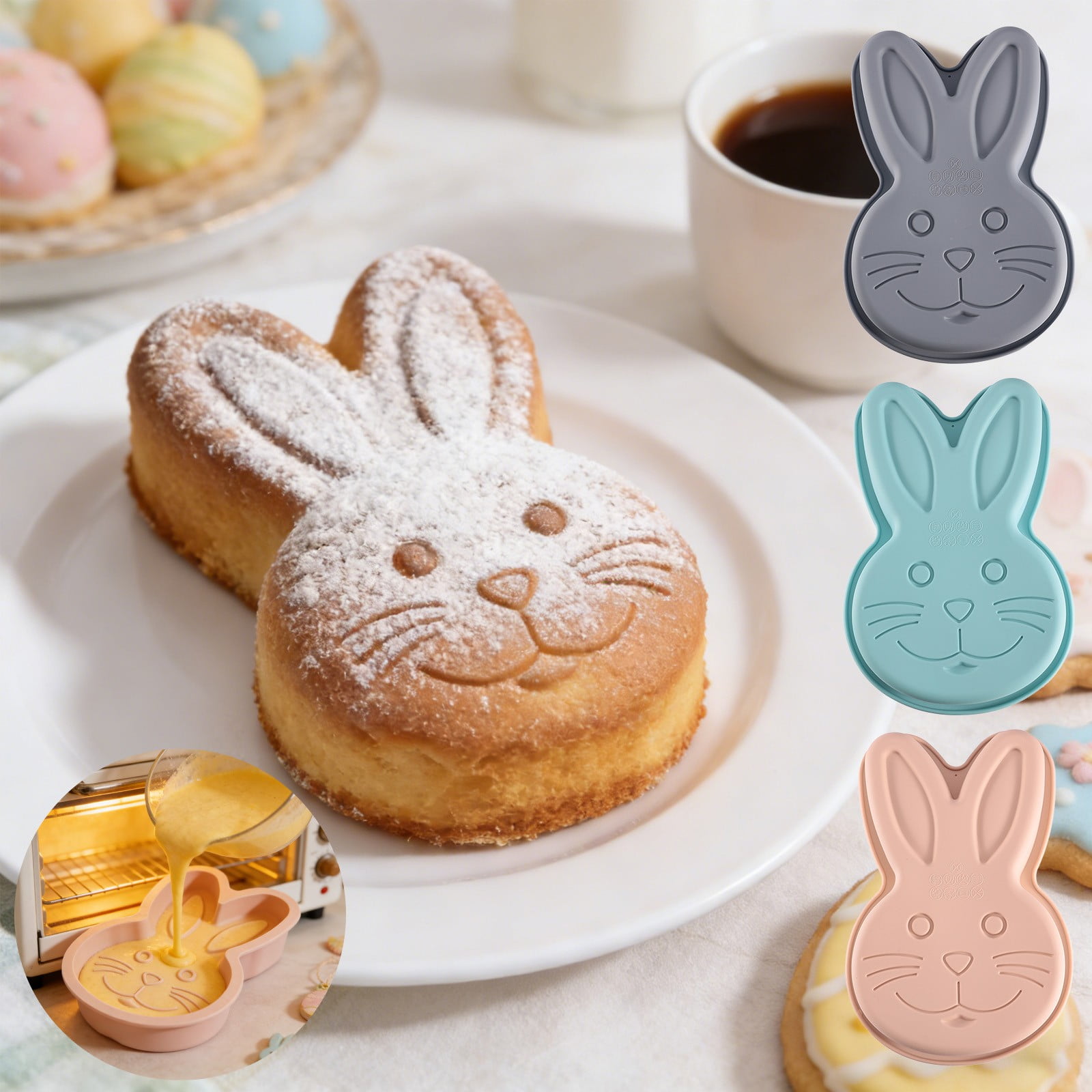 Click here for Apmemiss Easter Gifts Clearance Bunny Cake Mould B... prices