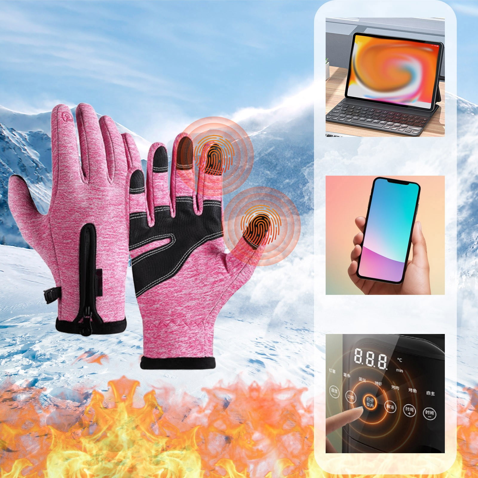 Click here for Dvkptbk The Glovess Winter Touchscreen Windproof G... prices