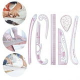 Metric Rulers Set Sew French Curve Ruler Set DIY Clothing Bendable ...