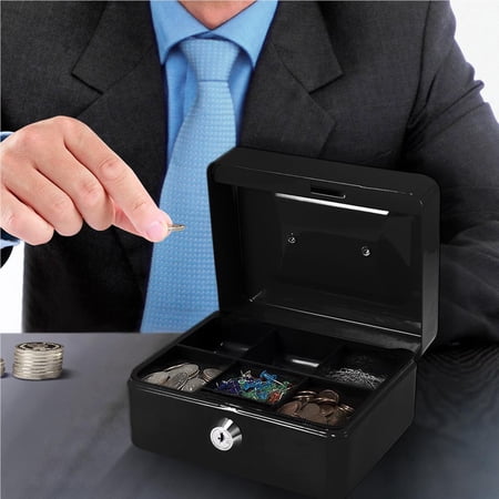 Cash Box Money Bank Deposit Steel Deposit Steel Tin Tin Security Petty ...
